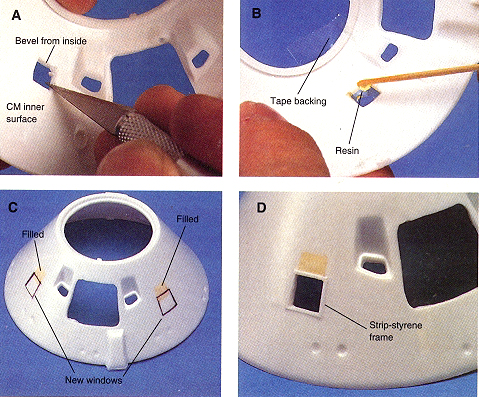 Revell ASTP CSM Modifications